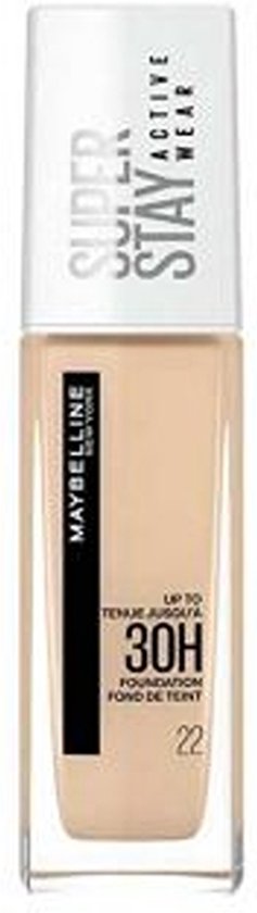 Maybelline SuperStay 30H Active Wear Foundation 22 Light Bisque - 3 ...