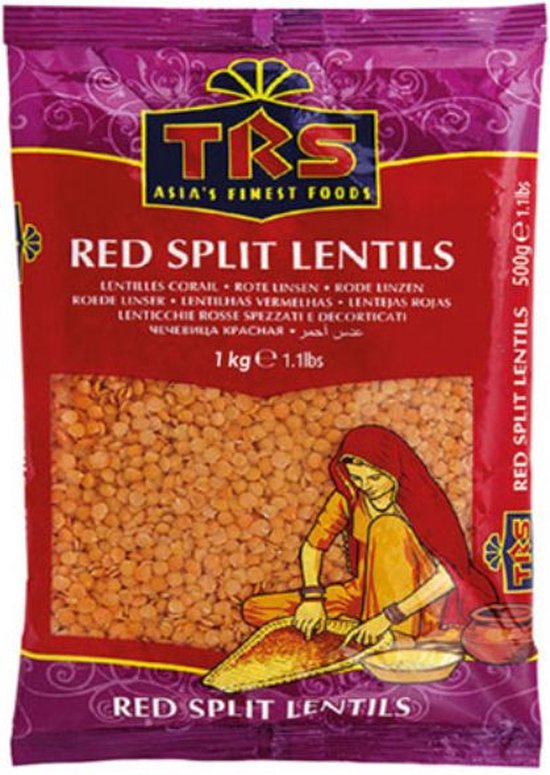 TRS Red Lentils (1Kg) | bol