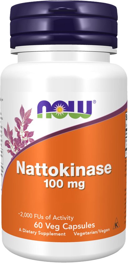 Nattokinase 100 mg capsules (60 capsules) | bol