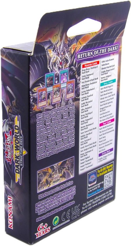 Yu-Gi-Oh! Dark World: Structure deck 1st edition Engels | Games | bol