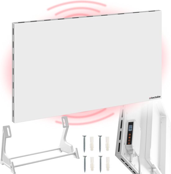 tectake® - Infraroodpaneel met thermostaat - omval- en ...