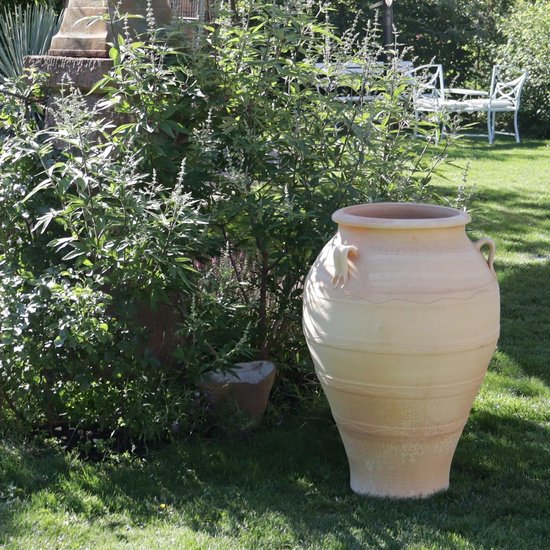 Amfora "Olea", terracotta, 100 cm hoogte, handgemaakt | bol
