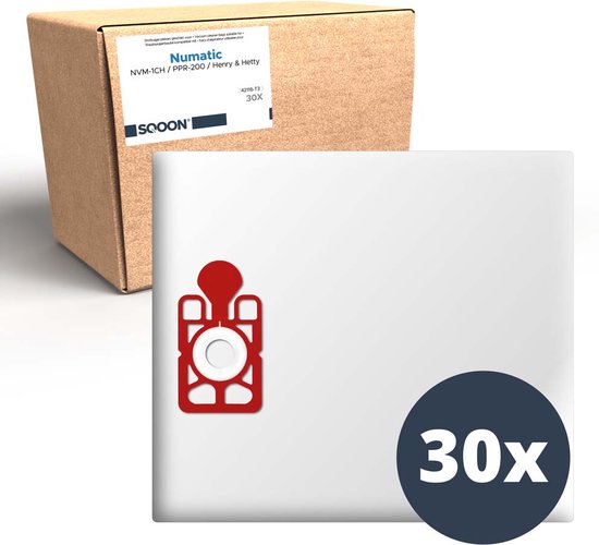 SQOON® Stofzuigerzakken geschikt voor Numatic Henry / James / PPR240 ...