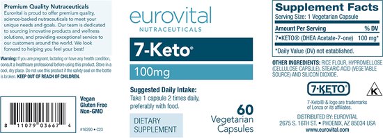 7-KETO DHEA 100 mg (60 capsules) | bol