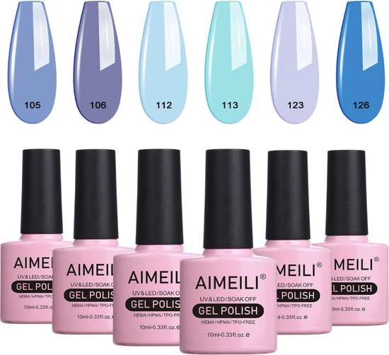 Gellak , gellak set, gellakstarterset, 10 ML, gellak kit ,glitter ...