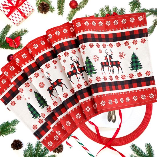 Kerst Tafel Runner Kerst Tafel Decoratie, Kerst Tafel Doek Kerstboom ...