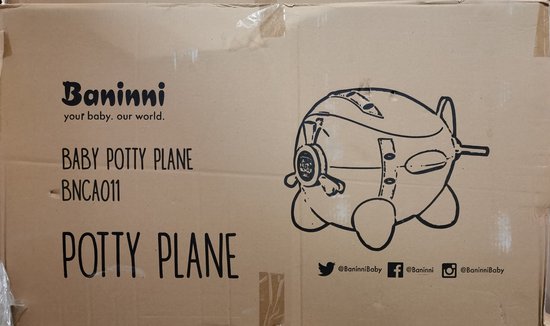 Baninni Plaspotje Potty Plane Munt | bol