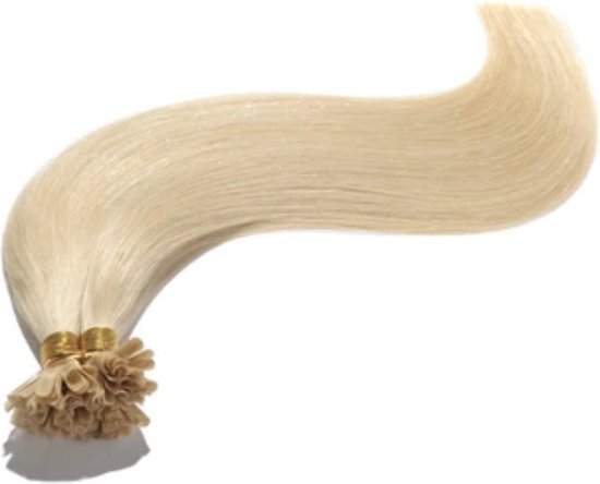 LUXEXTEND Keratin Hair Extensions #613 | U Tip | 60 CM | 100 Stuks ...