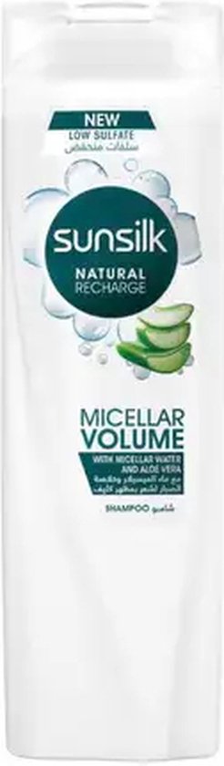 3x Sunsilk Natural Recharge Micellar Volume Shampoo, 400 ml | bol.com