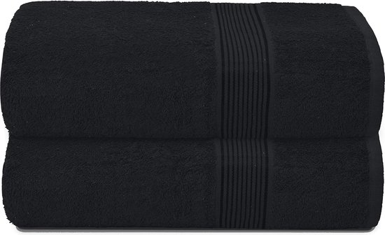2-pack extra groot katoenen badlaken - ultra-absorberend en compact ...