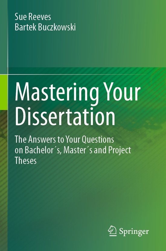 Mastering Your Dissertation | 9783031419102 | Bartek Buczkowski ...