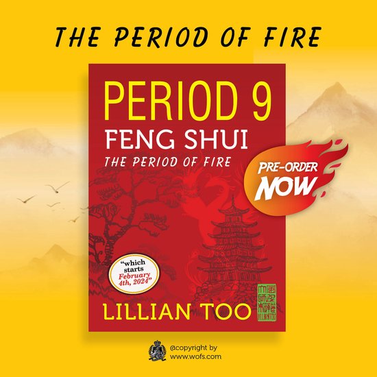 Boek Period of 9 met Gouden Draak boekenlegger set van 2, Lillian Too ...