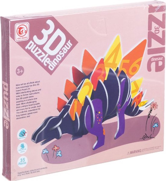 3d Puzzle BEE / DINOSAUR/ DRAGON FLY - SET van 3 Puzzels | Games | bol
