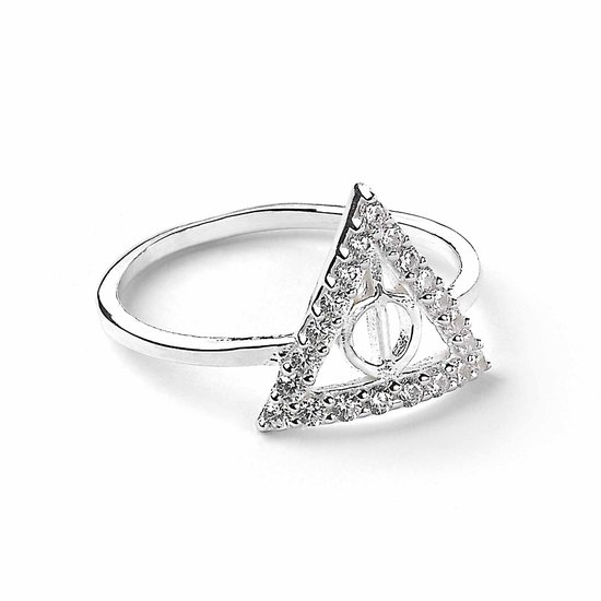 Official Harry Potter Sterling Silver Deathly Hallow Ring | bol
