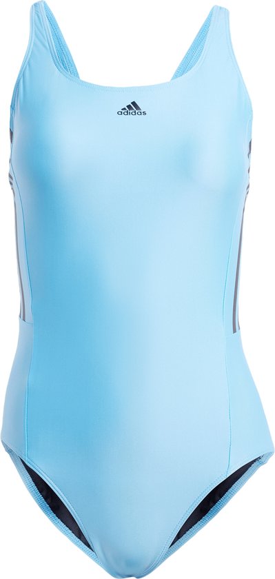 adidas Performance Mid 3-Stripes Badpak - Dames - Turquoise- 36 | bol