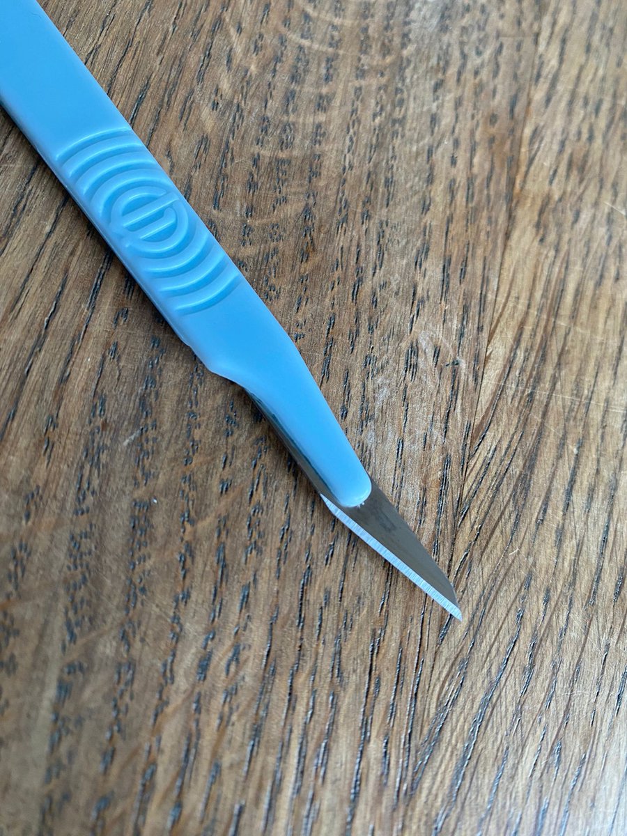 Hobby mesje - scalpel - mesje - voor stof of papier - 1 stuk - met ...