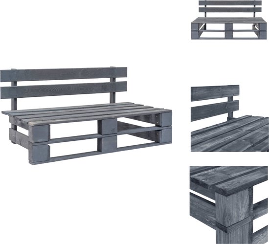 vidaXL Pallet Bank - Pallet Banken - Palletbank - Palletbanken ...