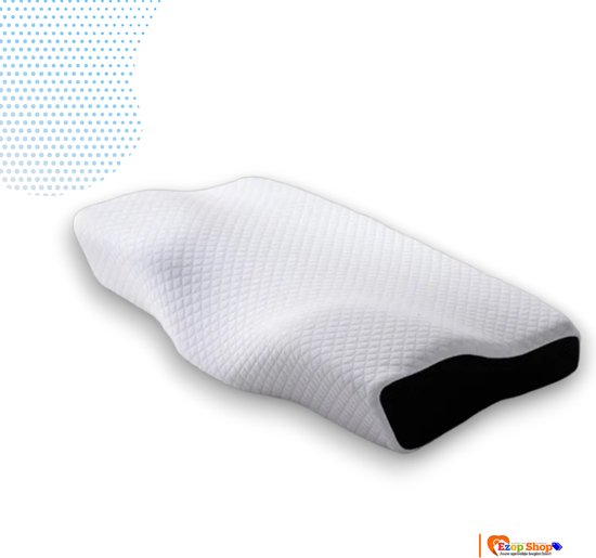 Verbeterde Slaap met Ergonomisch Kussen | Cervicaal Traagschuim | Hoofd- en Nekcomfort... | bol.com