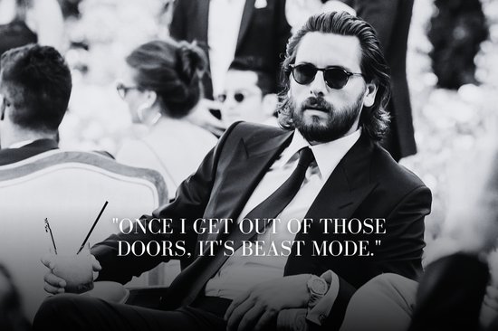 Scott Disick Poster | Quote Poster | Zwart Wit Poster | 61x91cm ...