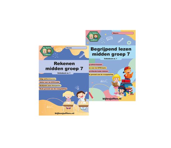CITO Oefenboeken Voordeelset Rekenen & Begrijpend Lezen Midden Groep 7 - Maak je klaar... | bol