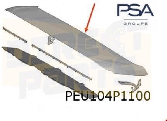 Peugeot/Citroen/Fiat/Opel/Toyota motorkap (te spuiten) Origineel ...