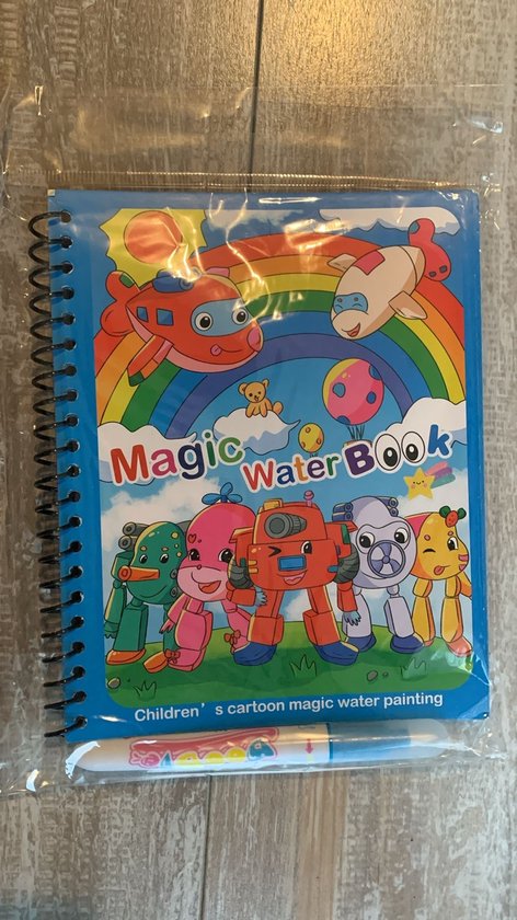 Magic Water Book. Set van 4 Magische Water Kleurboeken. Magic Water ...
