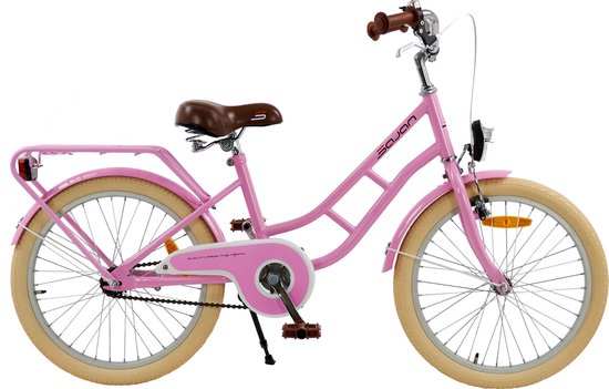 Sajan - Kinderfiets - 20 inch - Roze - Meisjesfiets - 20 inch fiets | bol