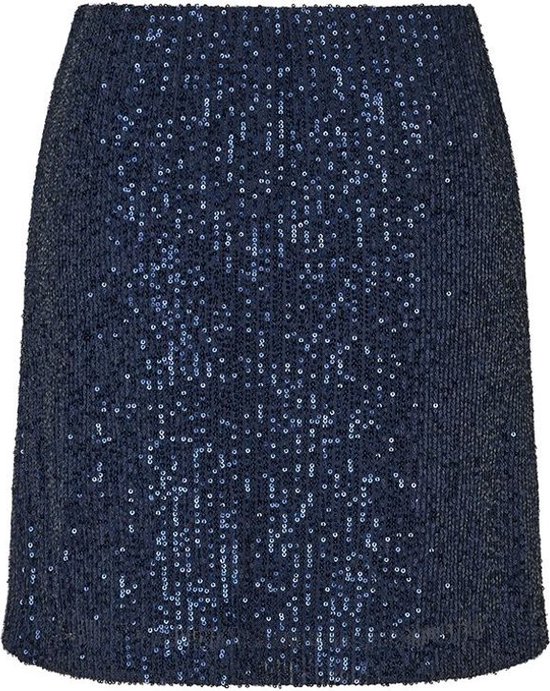 Blauwe korte pailletten rok Orice - mbyM | bol