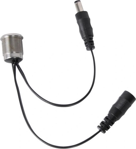 Inbouw touch dimmer zwart voor led strip enkele kleur | bol