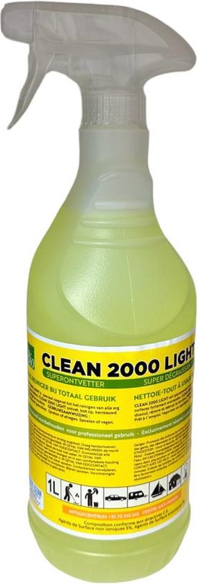 Dégraissant puissant / Krachtige ontvetter - Clean 2000 Light 1L | bol