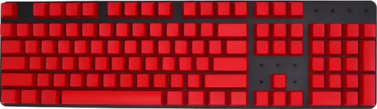 Elevanta® Cherry Rood Keycaps ABS - 132 Toetsen - Losse Keycaps voor ...