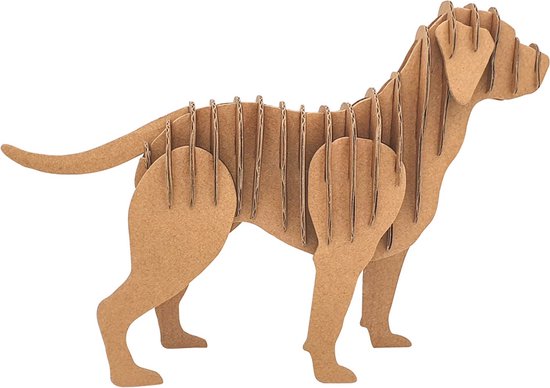 3D Model Karton Puzzel Hond - DIY Hobby Knutselen | bol