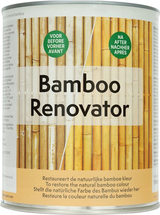 Bamboo Renovator - UV-werende beits voor naturel bamboe - Waterbasis | bol