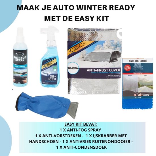 Auto accessoires - EASY KIT BEVAT - ANTI FOG SPRAY - ANTI VORSTDEKEN ...