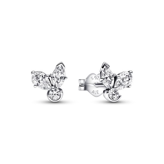 Pandora Timeless Sparkling Herbarium Cluster Stud Earrings Dames ...