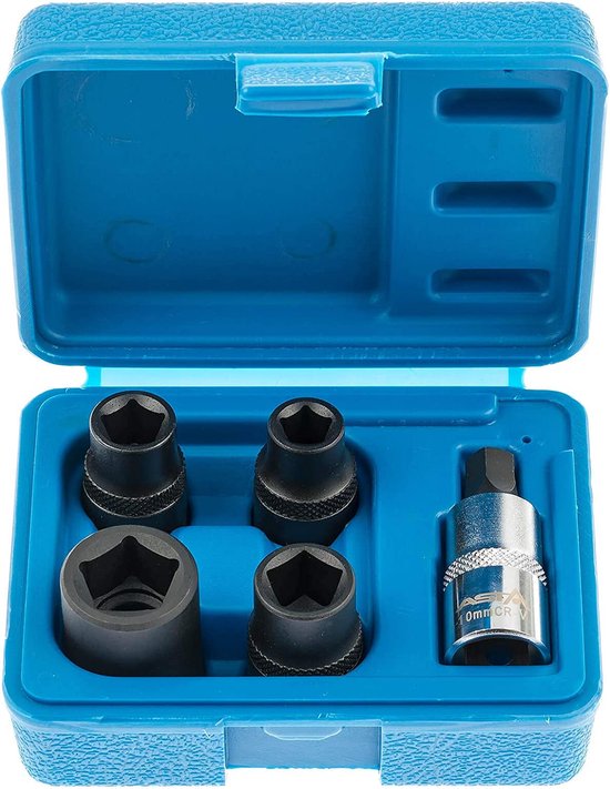 Remklauw doppen set - 5 delig - Remklauw dopset - ASTA | bol