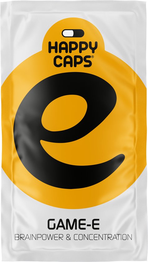 Happy Caps - Game-E - Aanhoudende Focus - Mentale Scherpte - Langdurige ...