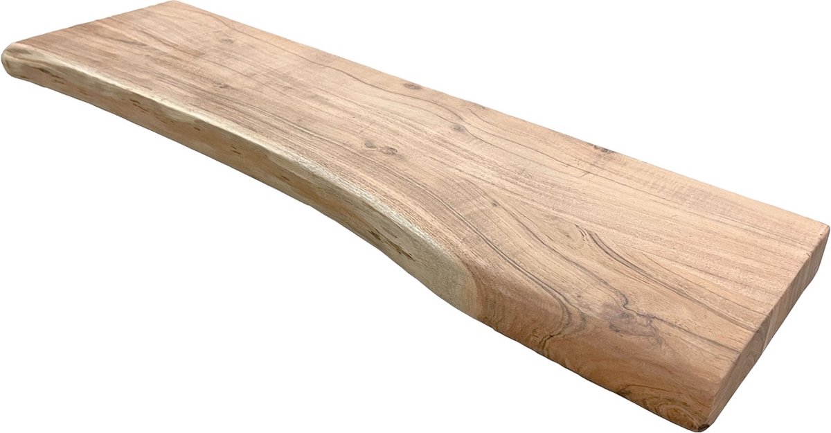Acacia plank massief boomstam 140 x 20 cm - Houten planken voor muur ...