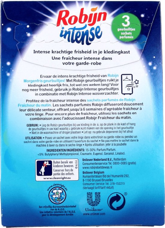 Robijn Intense Geurbuiltjes 3 stuks - Voordeelverpakking 24 stuks | bol