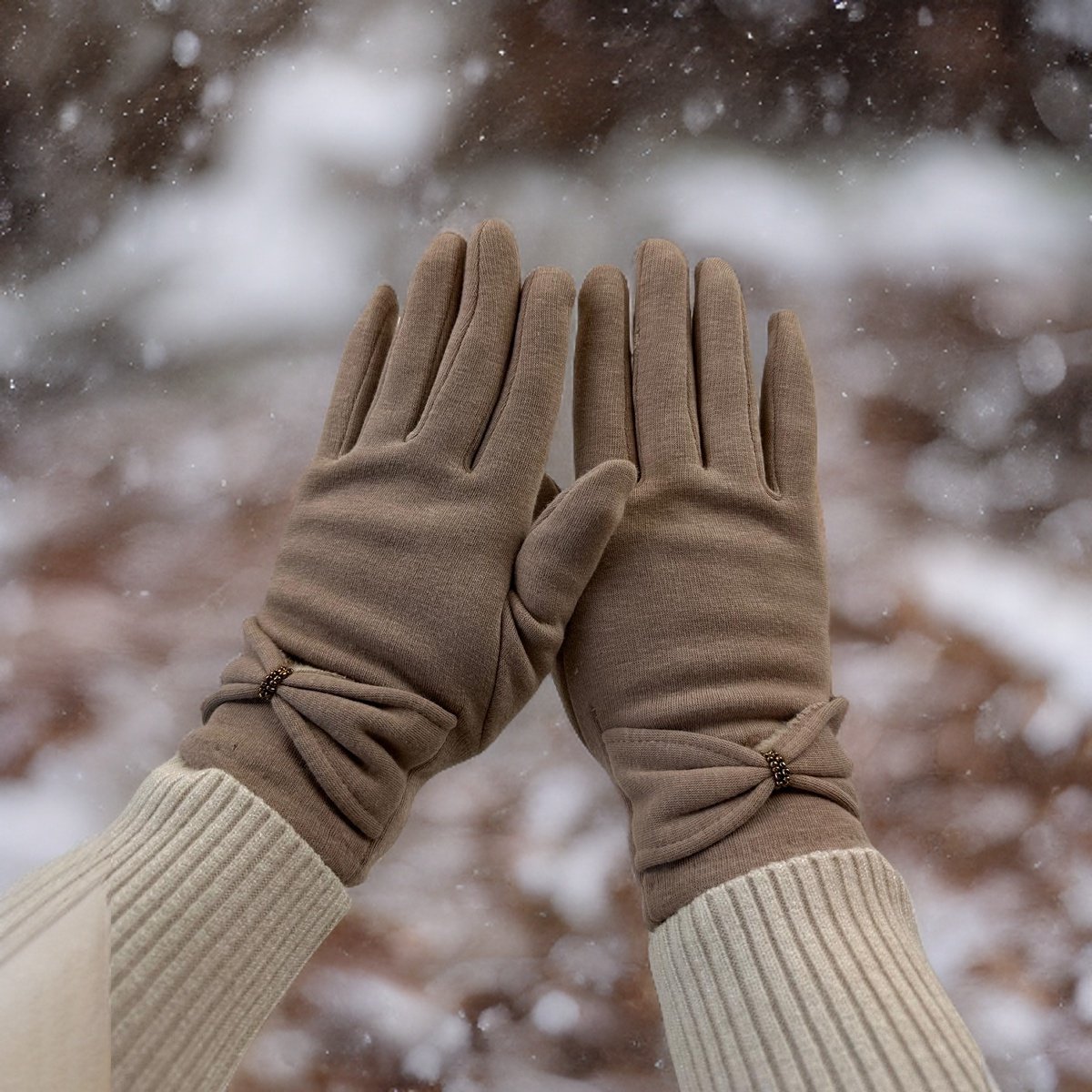 Handschoenen Dames - Winddicht - Wanten - Warm en Zacht - Dames ...