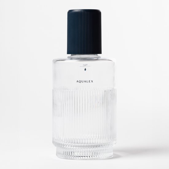 AQUALEX Nova glazen fles met opdruk PLAT water - 75 cl - 750 ml - Karaf ...