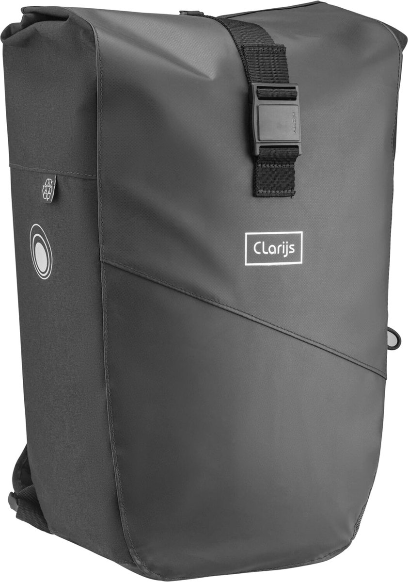 Clarijs fiets rugtas variobag 24L zwart | bol