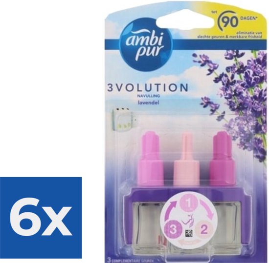 Ambi Pur Elektrische Geurverspreiders 3Volution Navulling Lavendel ...