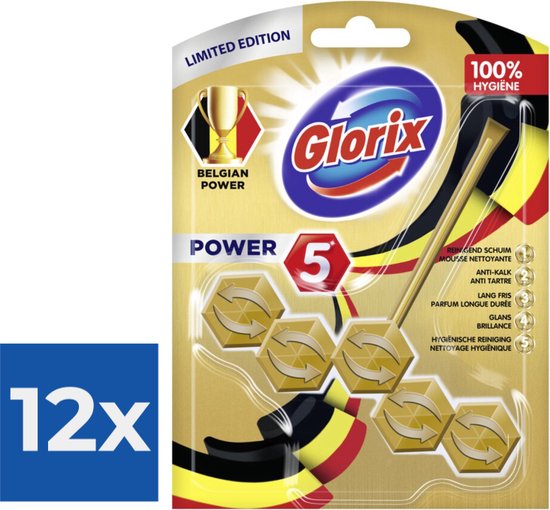 Glorix - Power 5 - Toiletblok - Gold & Fresh - Limited Edition ...