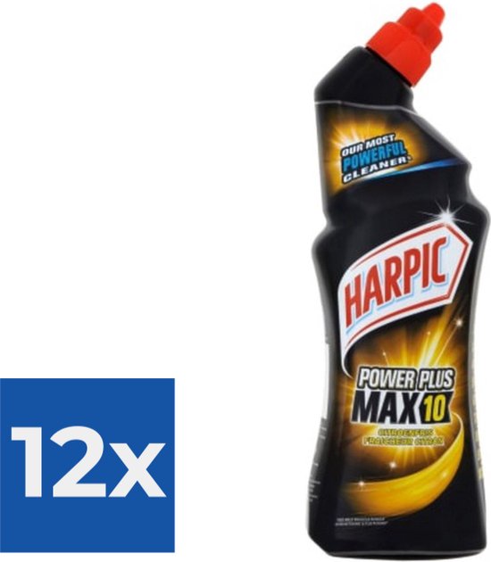 Harpic PowerPlus Max 10 Citrus - Blue Power 750ml - Voordeelverpakking ...