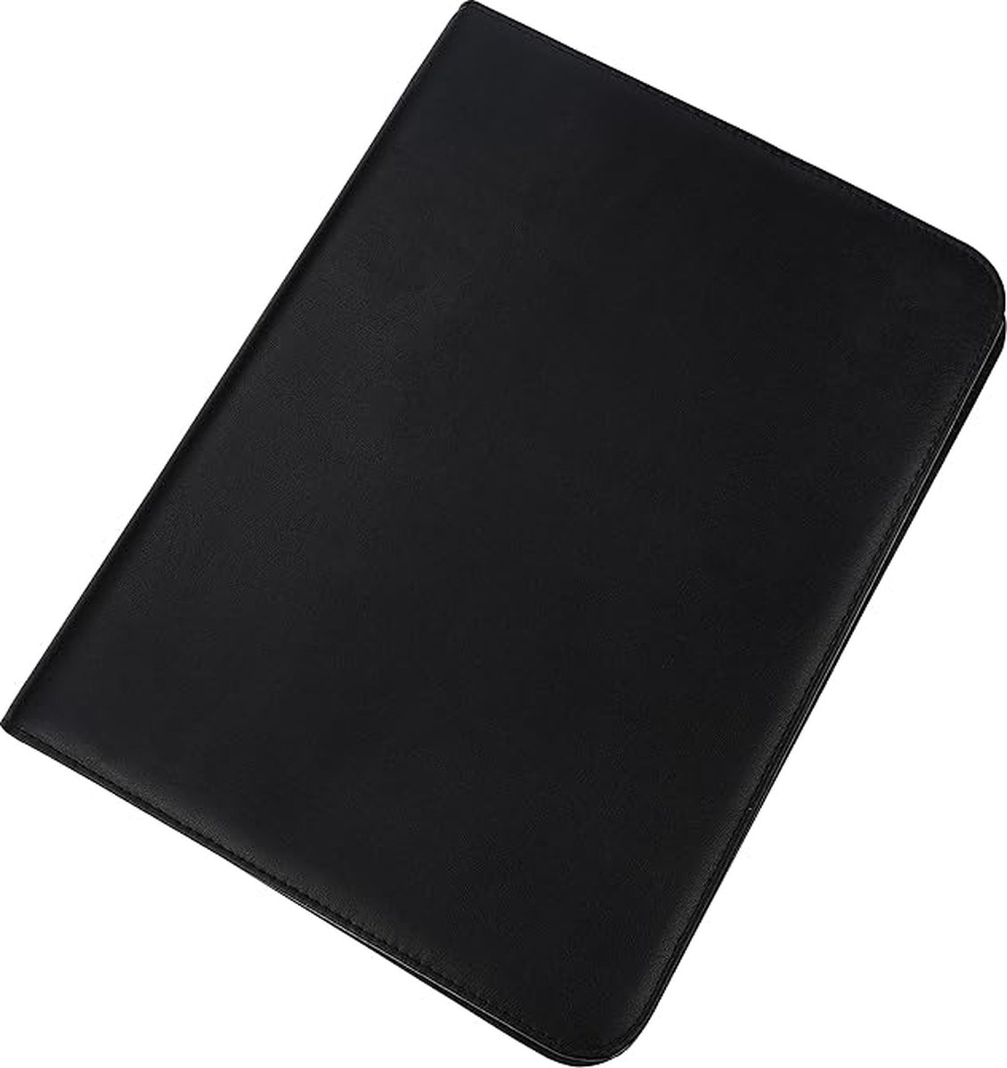 A5 Zwarte Conferentiemap van Kunstleer- Klapbare Zakelijke Kantoorwerk ...