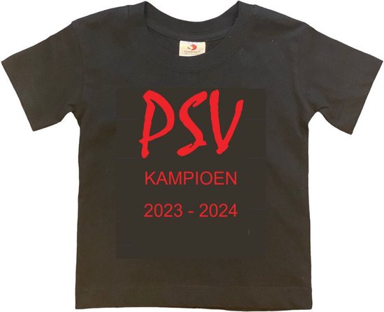 Eindhoven Kinder t-shirt | "PSV kampioen 2023-2024" | Verjaardagkado ...