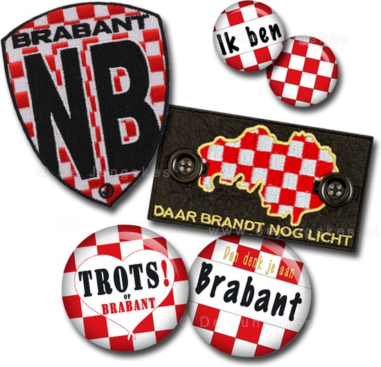 Brabant emblemen en buttons pakket | bol