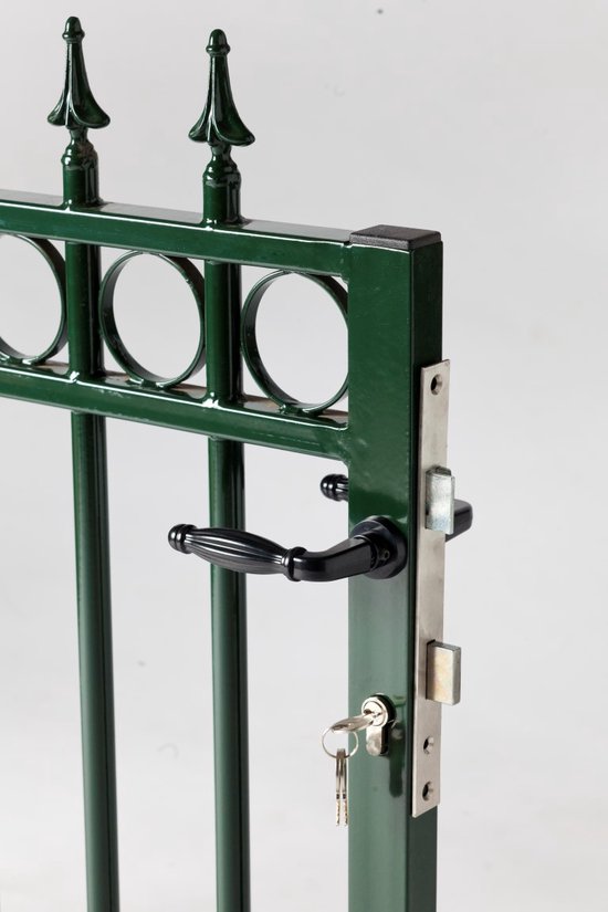 Interflex - Classic Poortje Recht 100cm - Zwart RAL 9005 | bol