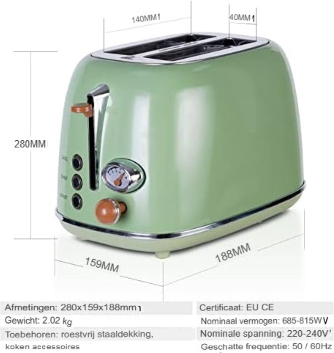 Broodrooster Met Tostiklemmen - Broodrooster Tostiapparaat ...